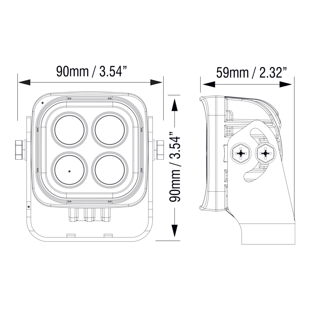 BT Light Industrial Series 4 LED | Vision X USA